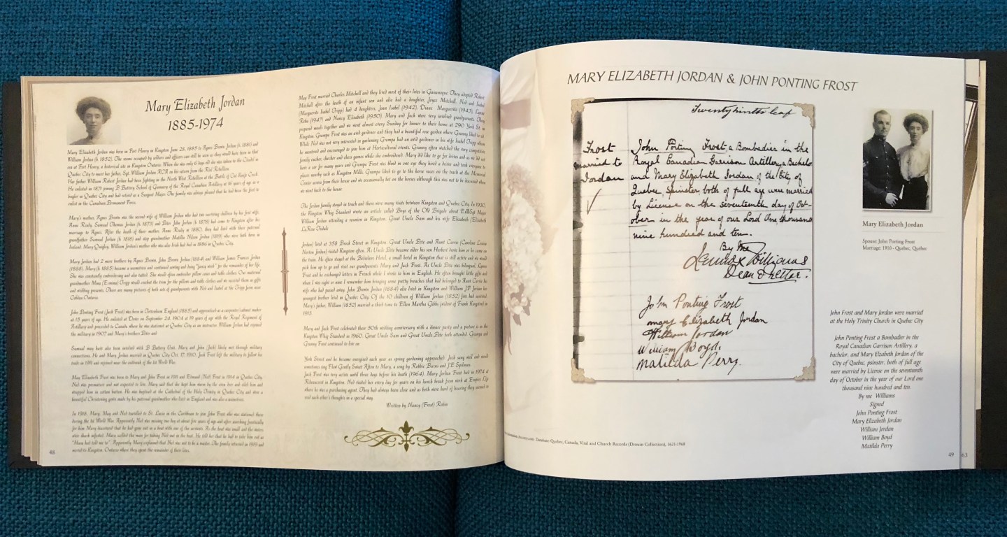 The Jordan Book – A family history blog