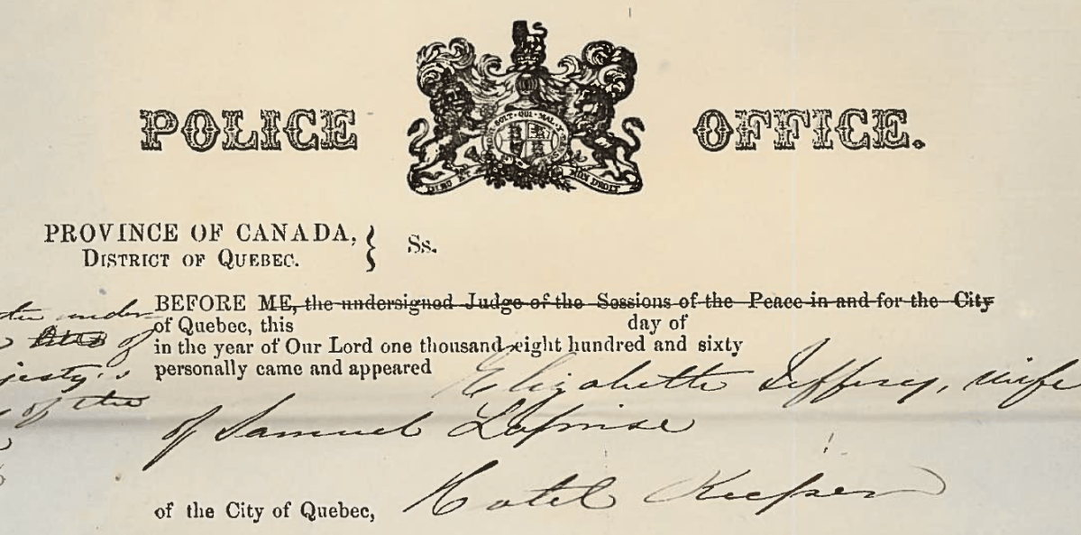 A Look at What is Found in the BAnQ’s Quebec Court of General Sessions ...